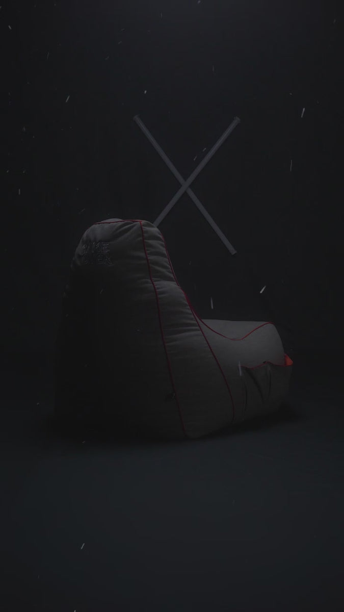 GameOver | Gaming Bean Bag Chair | Fire Rune
